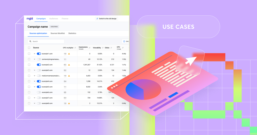 MGID's Sources Optimization: More Control and Transparency for Advertisers